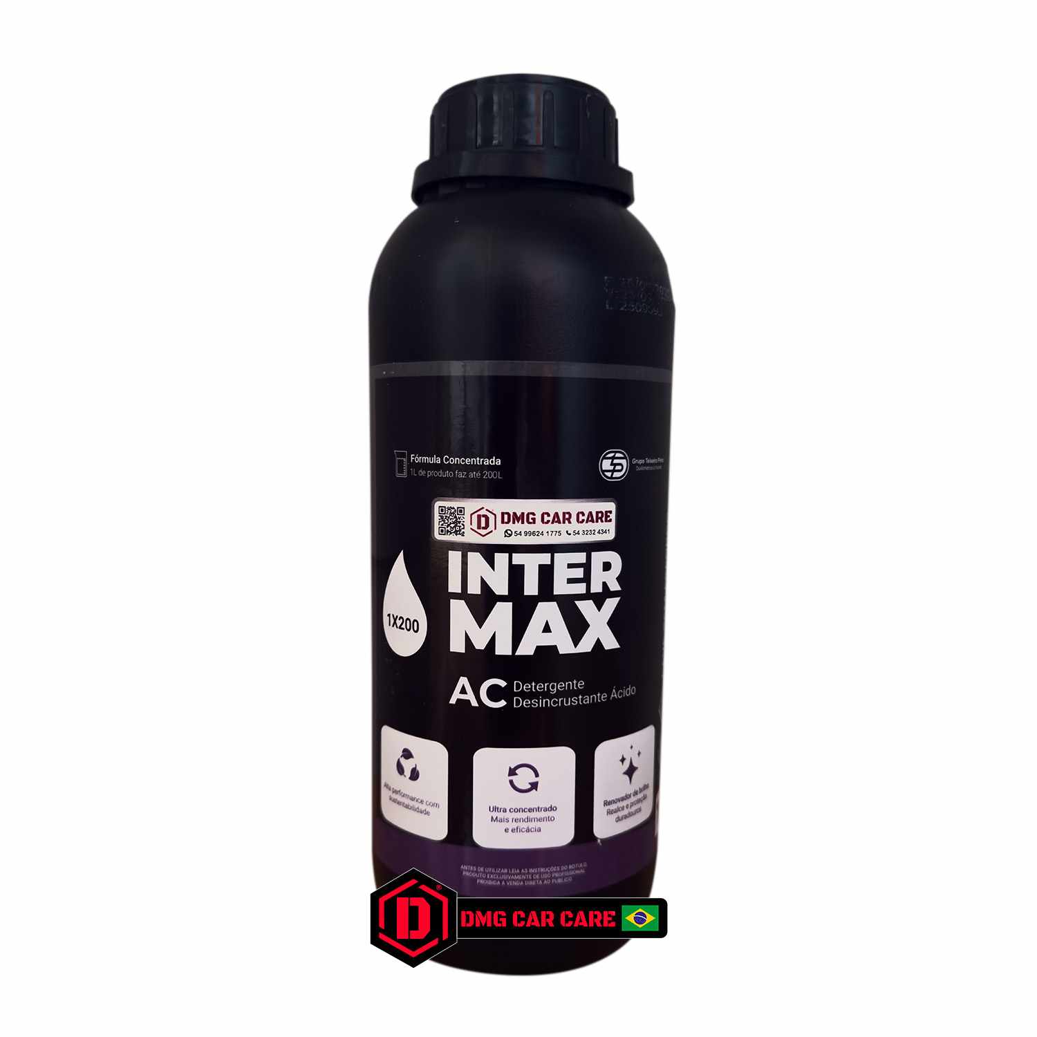 Detergente Desincrustante Ácido Intermax A/C 1:200 1L